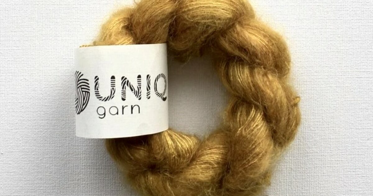 UNIQ Garn silk mohair – Gullregn – UniQ Garn UNIQ Garn silk mohair – Gullregn – UniQ Garn