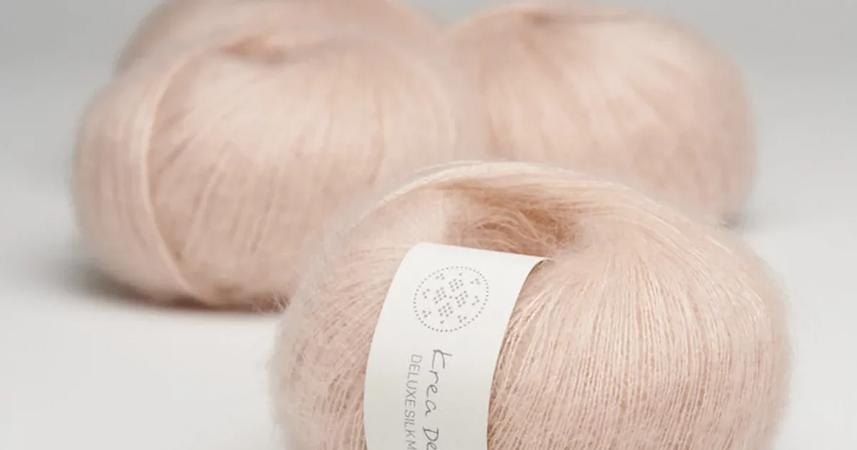 Krea Deluxe Silk Mohair – 08 Lys rosa – UniQ Garn