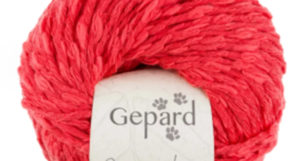 Gepard Cotton Waves – 325 Red – UniQ Garn